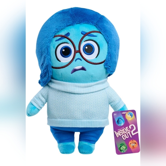 Disney | Toys | Disney New Inside Out 2 Sadness Plush Stuffed Stuffy ...